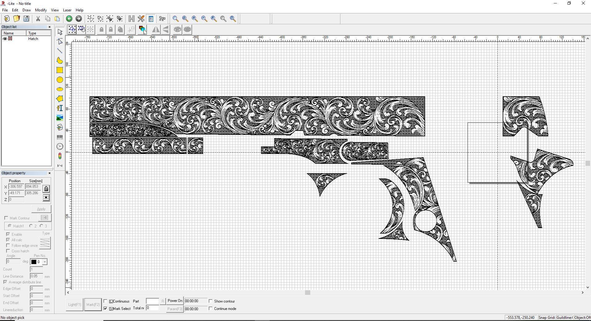 Custom Tisas M1911 A1 Firearm Scroll Laser Engraving Design,scroll and ...