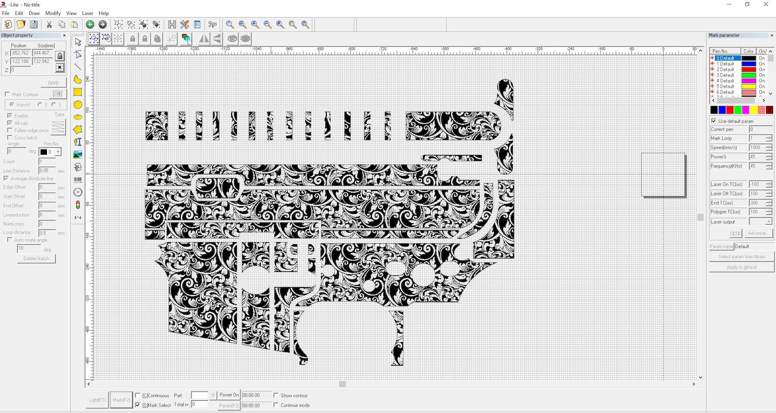 Scroll Work Laser Engraving Design for Ar15 Firearm, Custom Ar15 ...