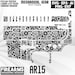AR-15 Firearm Mechanical Gear Pattern Laser Engraving Design | Custom ...