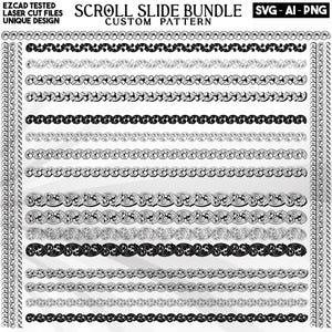 Custom Scroll Work Laser Engraving Design Bundle, Intricate Firearm ...