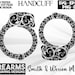 Smith and Wesson Handcuffs M100, Handcuffs Scroll Design, Handcuff ...