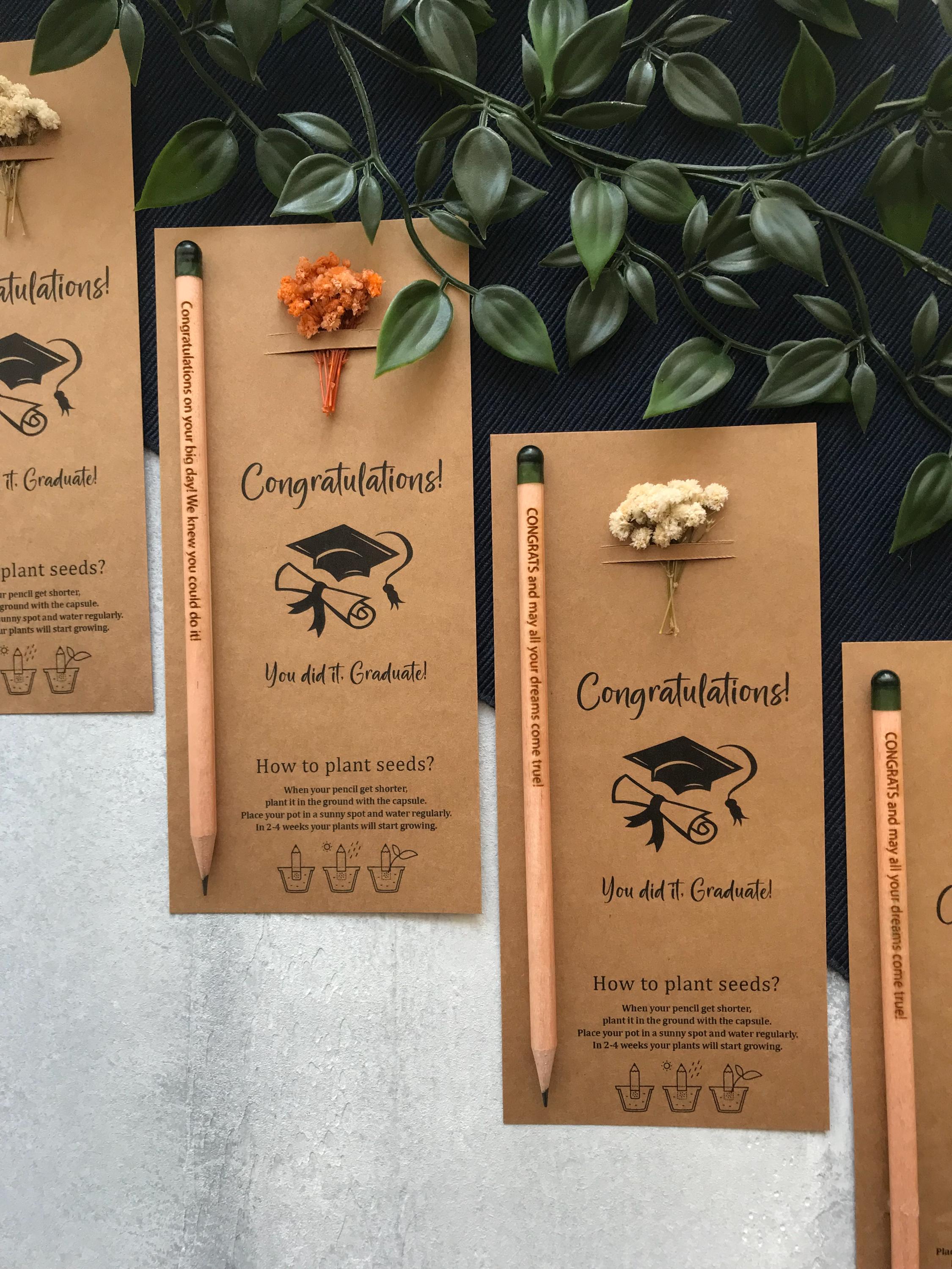 Graduation Seed Pencil Gift: Personalized Graduate Keepsake - Etsy