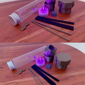 Shimmer Vial Accessory Fillable for Cosplay Jinx Silco Arcane League of ...