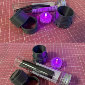 Shimmer Vial Accessory Fillable for Cosplay Jinx Silco Arcane League of ...