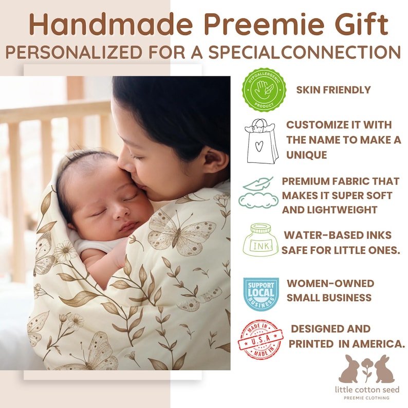 Personalized NICU Isolette Cover – Plush Preemie Blanket ...