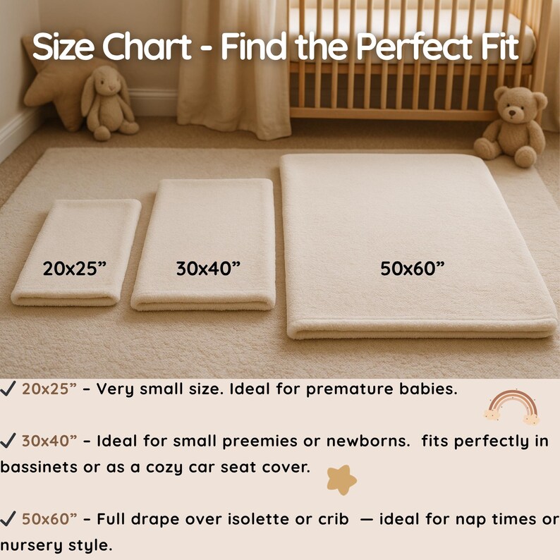 Personalized NICU Isolette Cover – Plush Preemie Blanket ...