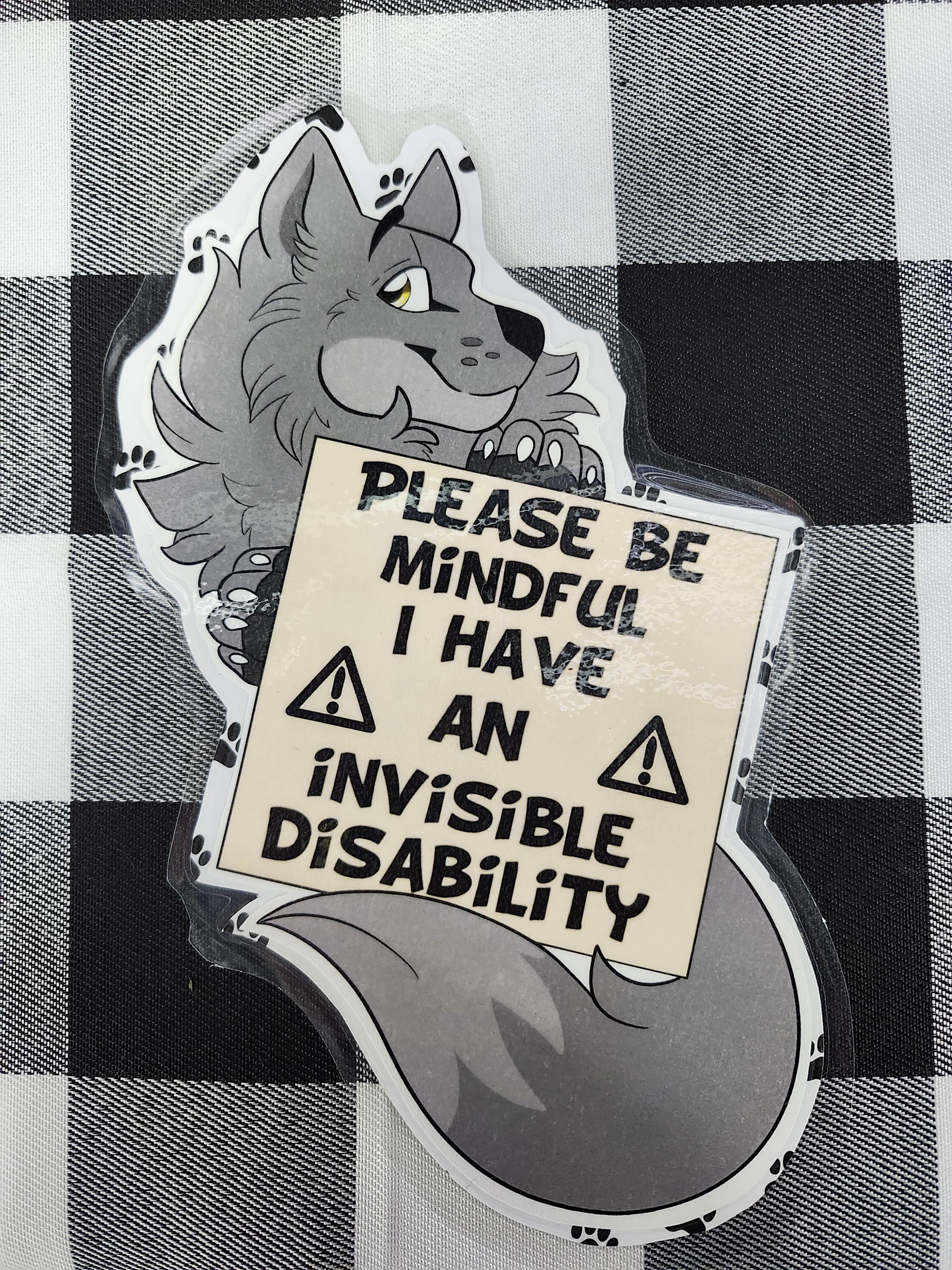 Mindful of Disability Furry Badges - Etsy