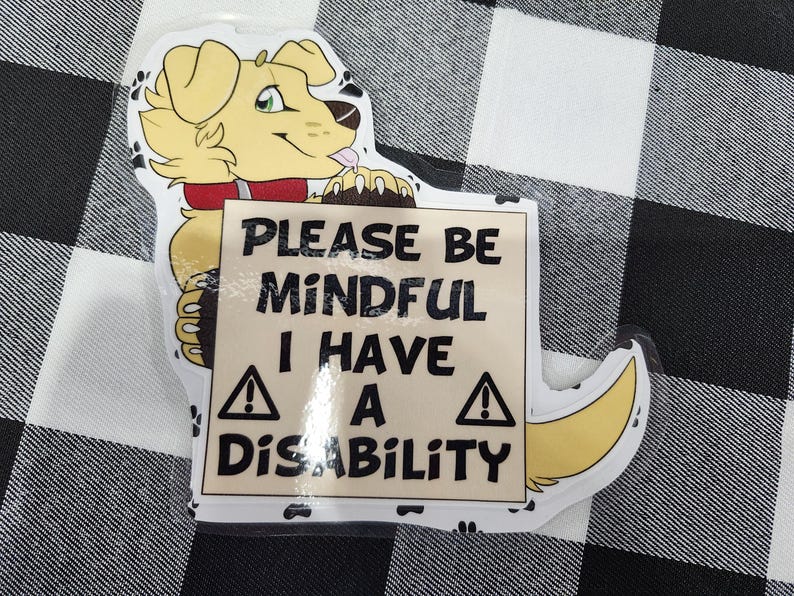 Mindful of Disability Furry Badges - Etsy