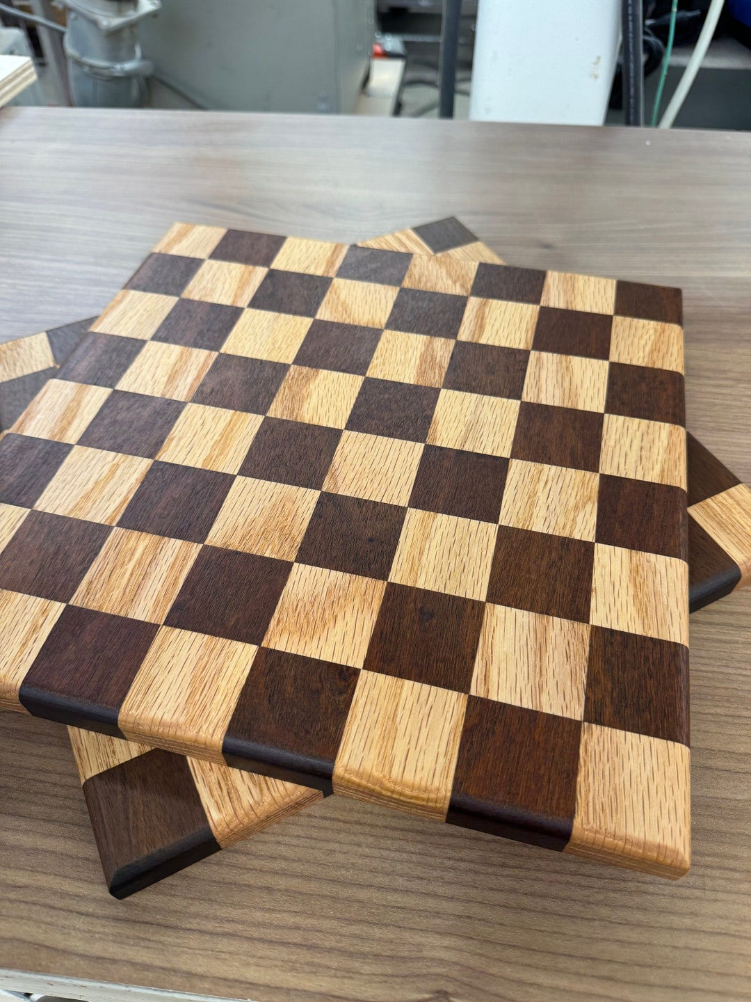 Chessboard Made From Ipe & Red Oak - Etsy