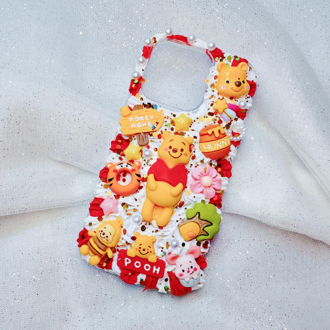 Disney Winnie the Pooh Phone Case Hunny Any Device Cute Decora Custom ...