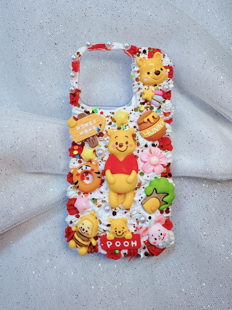 Disney Winnie the Pooh Phone Case Hunny Any Device Cute Decora Custom ...