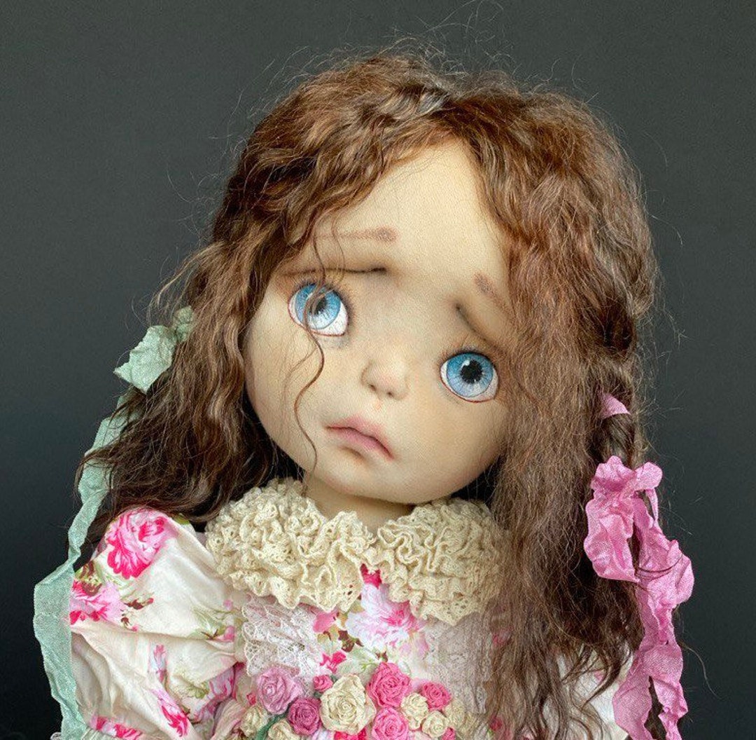 Creepy Cute Handmade Art Doll, Ooak Doll, Odd Doll, Spooky, Unique Gift ...