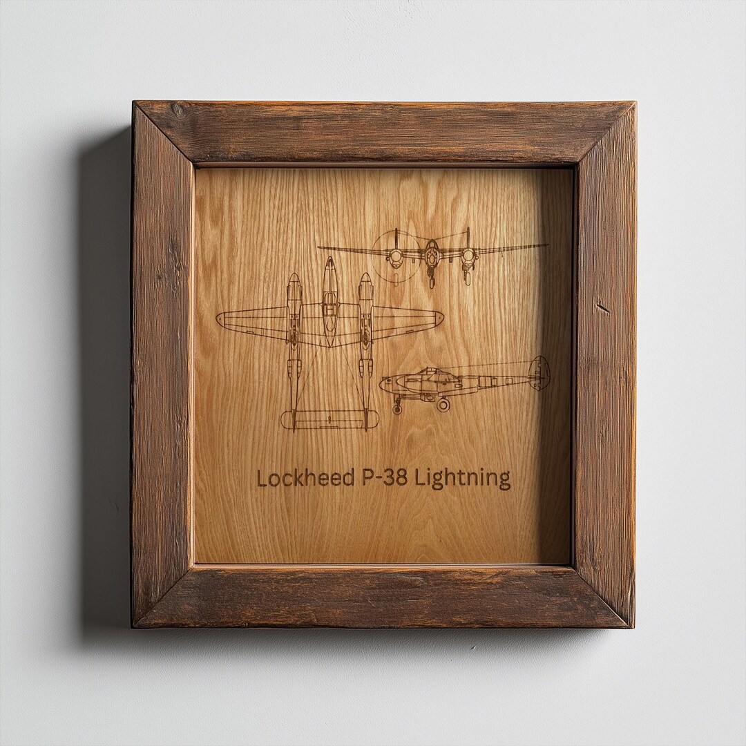 P-38 Lightning | Personalized Pilot Plaque | Aviation Gifts for Pilots ...