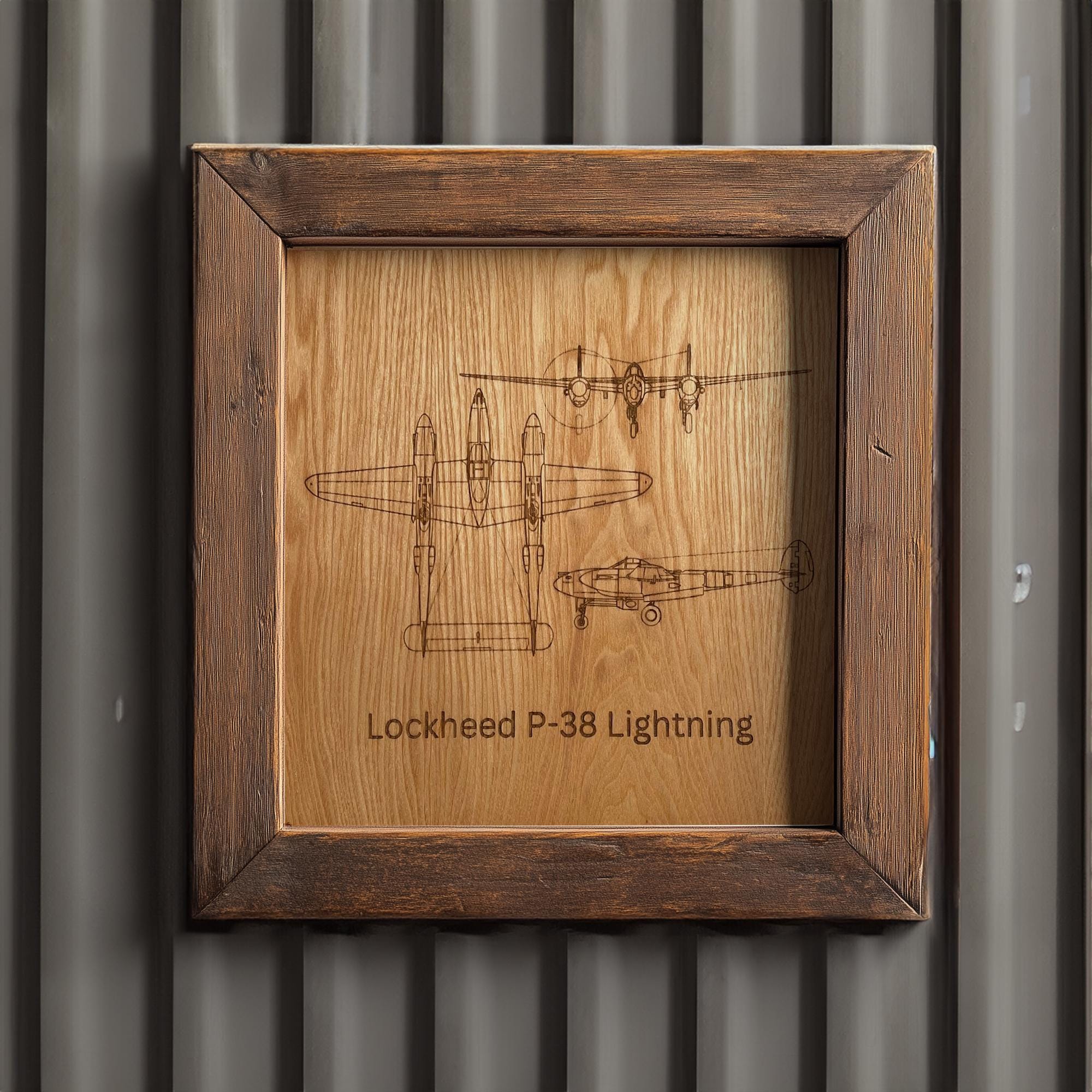 P-38 Lightning | Personalized Pilot Plaque | Aviation Gifts for Pilots ...