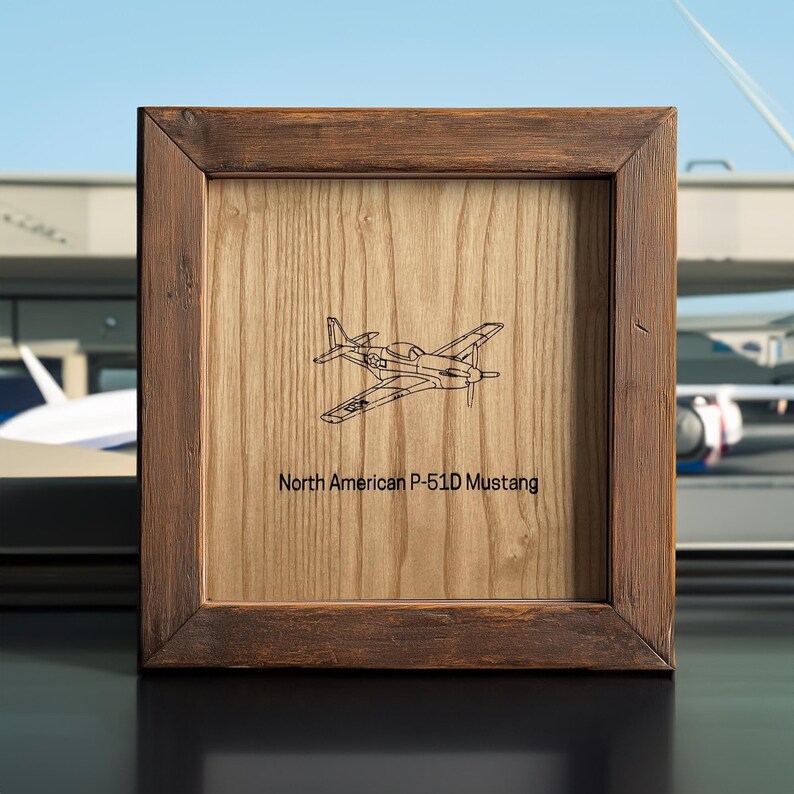 P-51 Mustang | Personalized Pilot Plaque | Aviation Gifts for Pilots ...