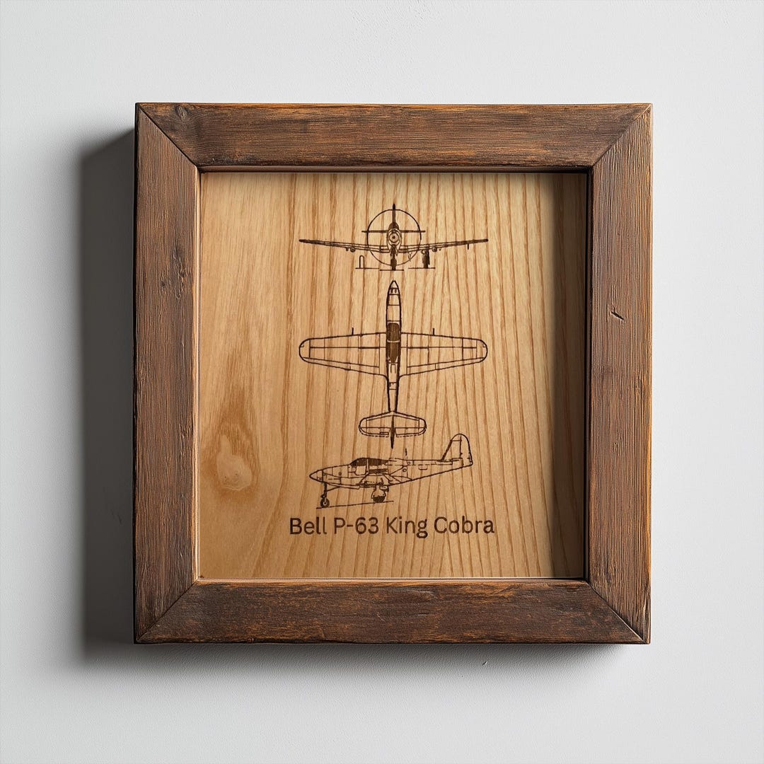P-63 King Cobra | Personalized Pilot Plaque | Aviation Gifts for Pilots ...