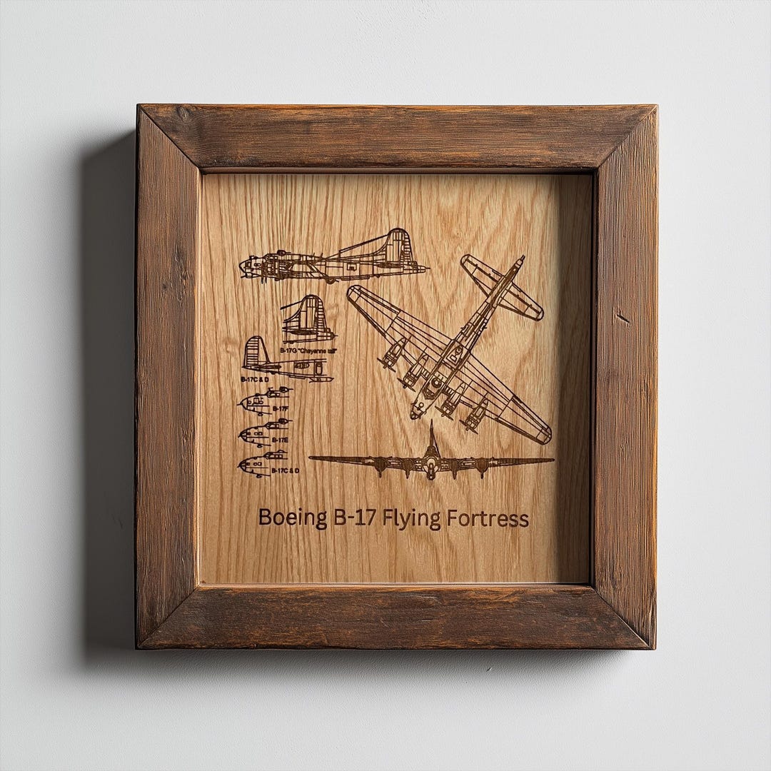 B-17 Flying Fortress | Personalized Pilot Plaque | Aviation Gifts for ...