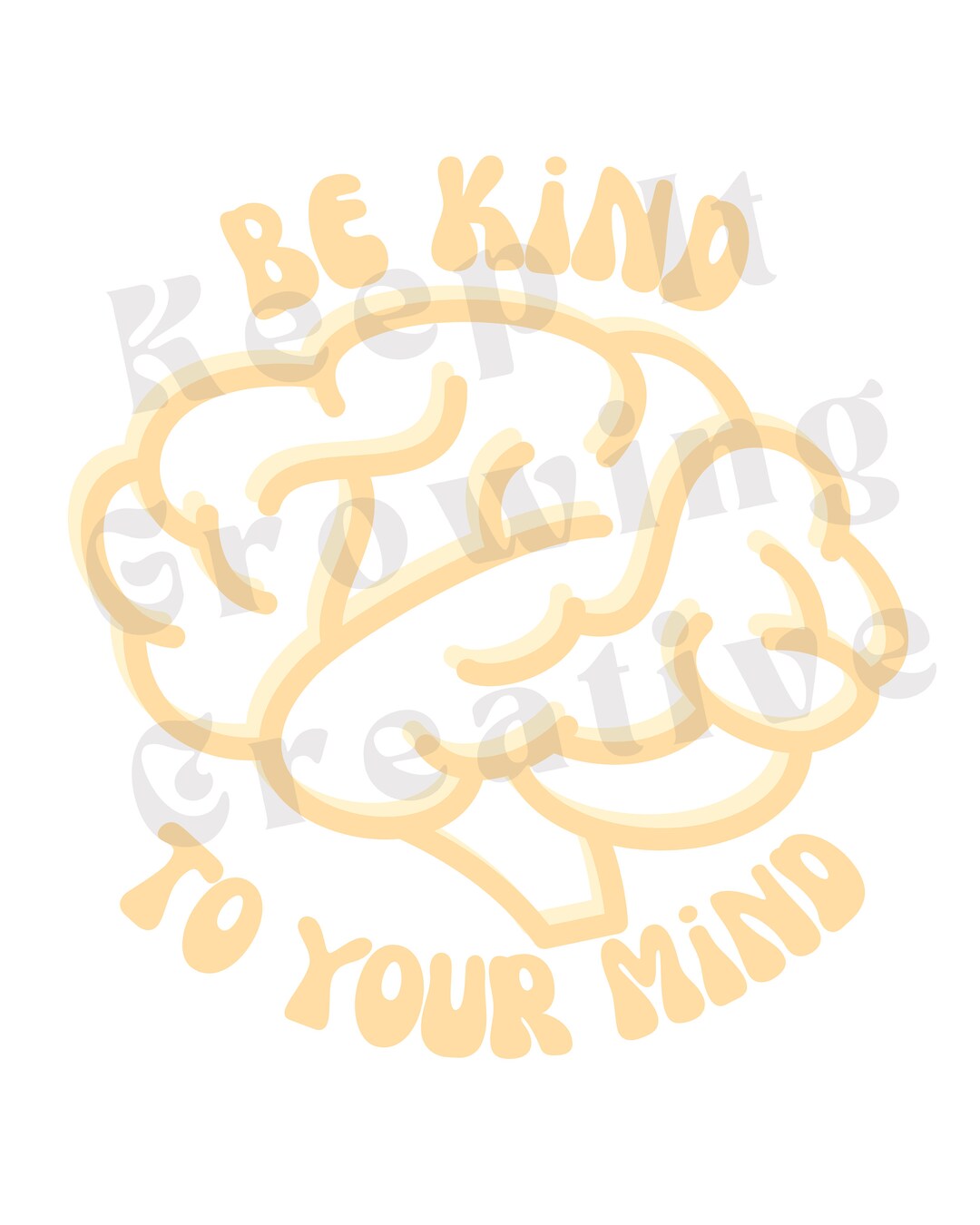 Be Kind to Your Mind Printable - Mental Health Printable - Digital ...