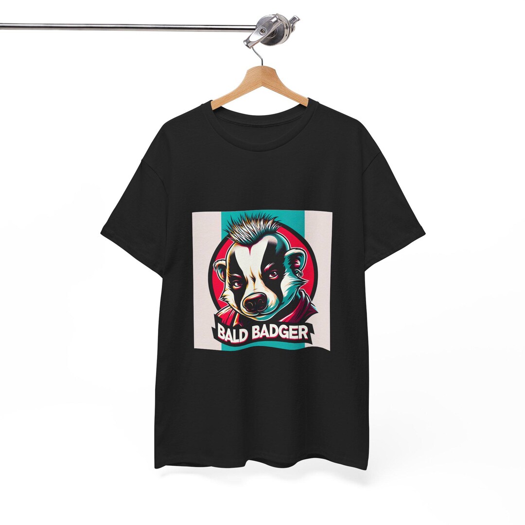Bald Badger Clawing Out Tour Punk Rock Band T-shirt Unisex Music Shirt ...