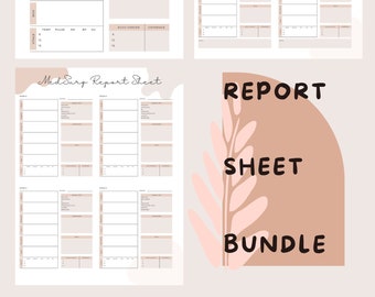 Medsurg Report Sheet | Medsurg Nurse Brain | Minimalist Report Sheet ...