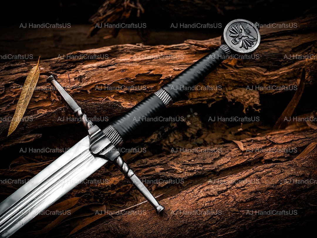 The Witcher 3 Wild Hunt Swords, Geralt of Rivia Cosplay Swords, White ...