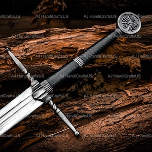 The Witcher 3 Wild Hunt Swords, Geralt of Rivia Cosplay Swords, White ...