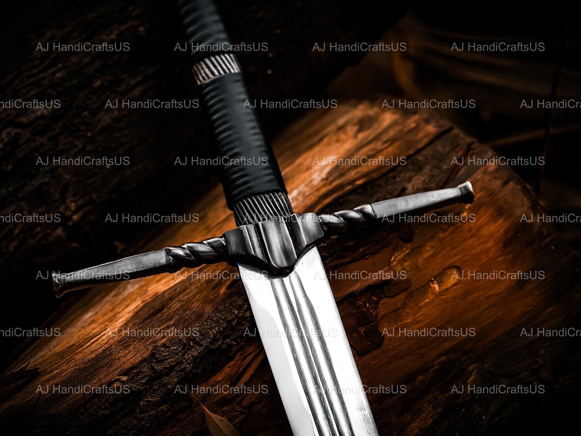 Handmade Witcher Sword, Geralt of Rivia Cosplay, Stainless Steel With ...