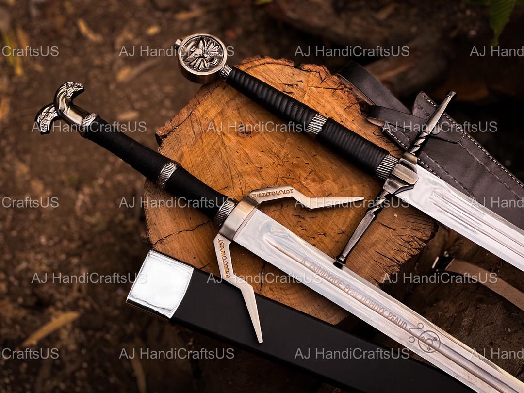 Handmade Witcher 3 Sword Master Sword OF Geralt of Rivia Feline Steel ...