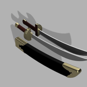 Zuko Double Dao - Dual Swords - Avatar 3D Model for 3D Print - Etsy