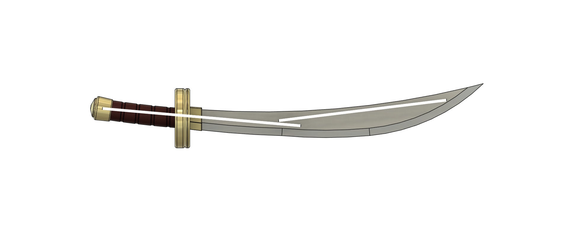 Zuko Double Dao - Dual Swords - Avatar 3D Model for 3D Print - Etsy