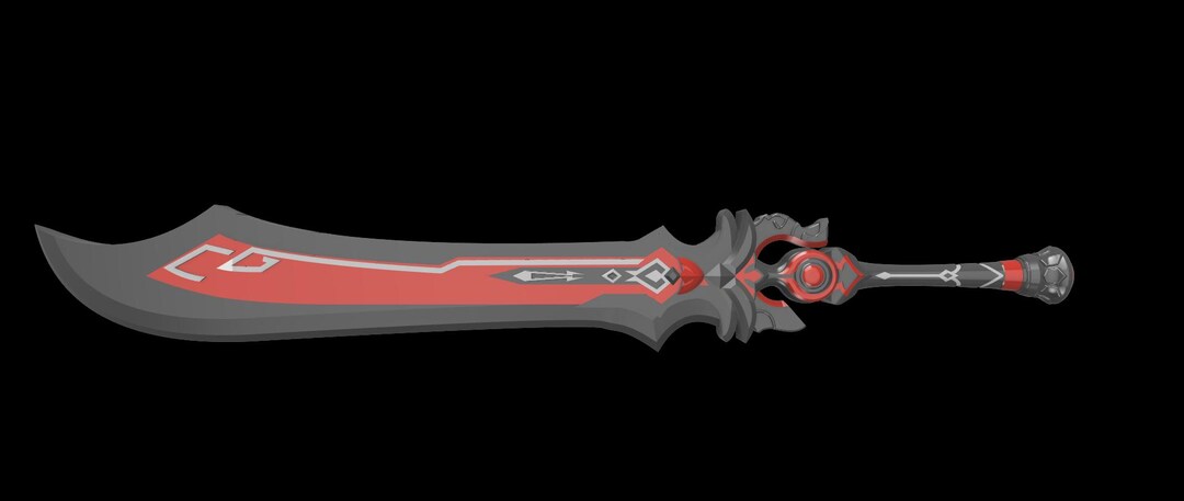 Blackcliff Sword Genshin Impact 3D Files for 3D Print - Etsy