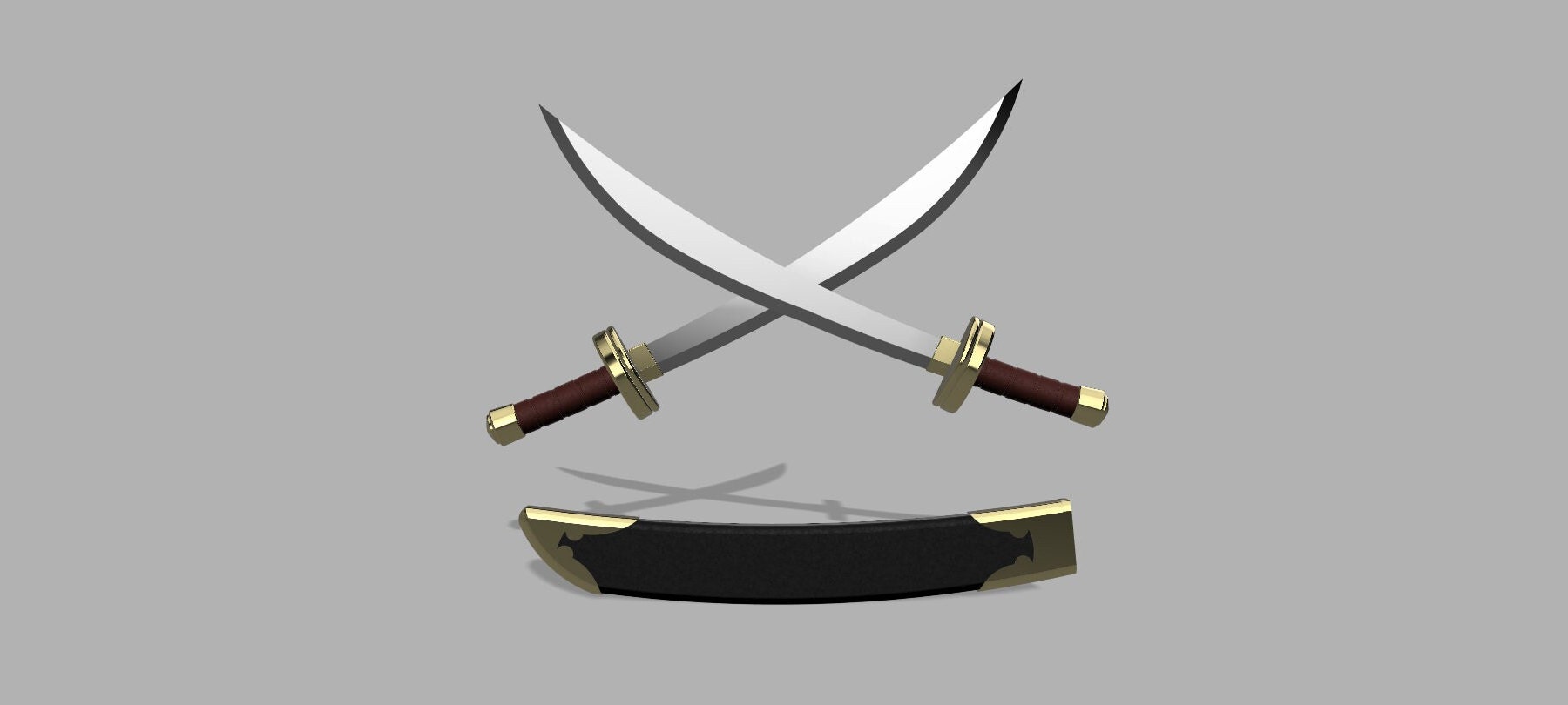 Zuko Double Dao - Dual Swords - Avatar 3D Model for 3D Print - Etsy