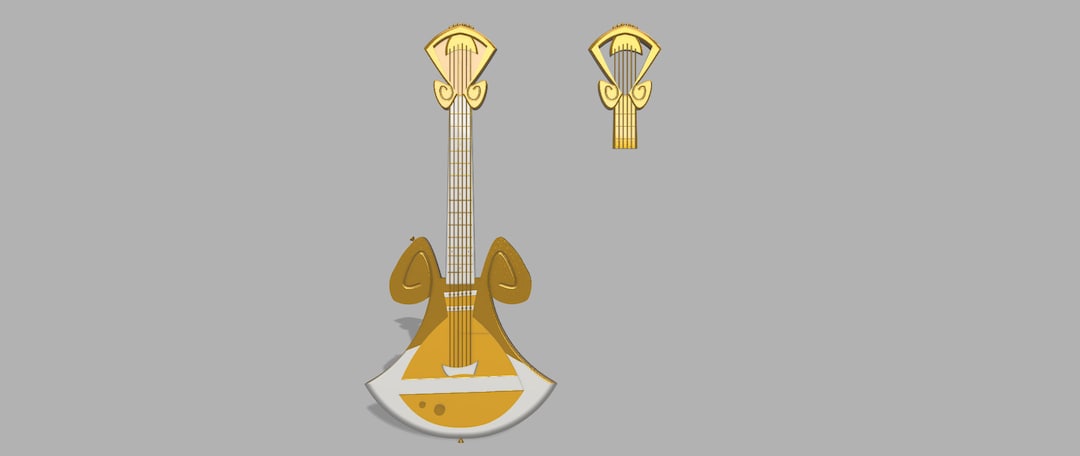 Adam Guitar - Harp Ver - Hazbin Hotel 3D Files for 3D Print - Etsy