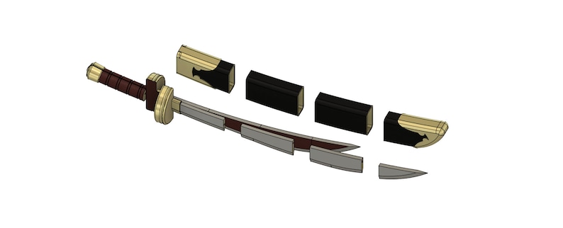 Zuko Double Dao - Dual Swords - Avatar 3D Model for 3D Print - Etsy