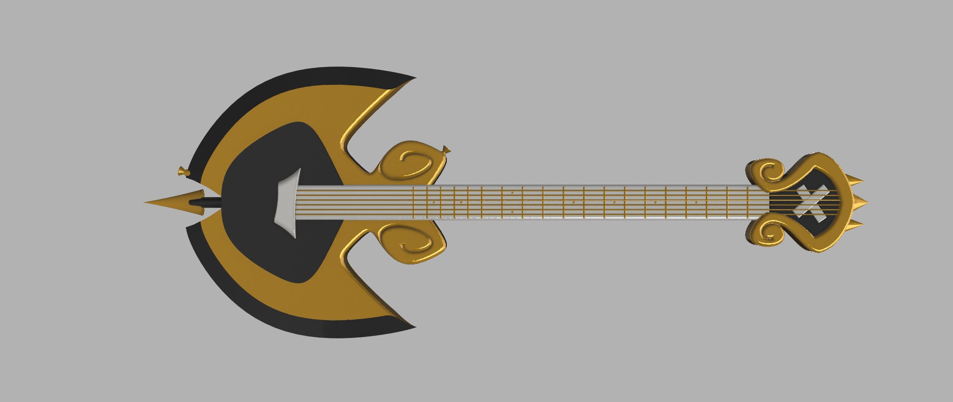 Adam Guitar Axe Ver - Hazbin Hotel 3D Files for 3D Printing - Etsy