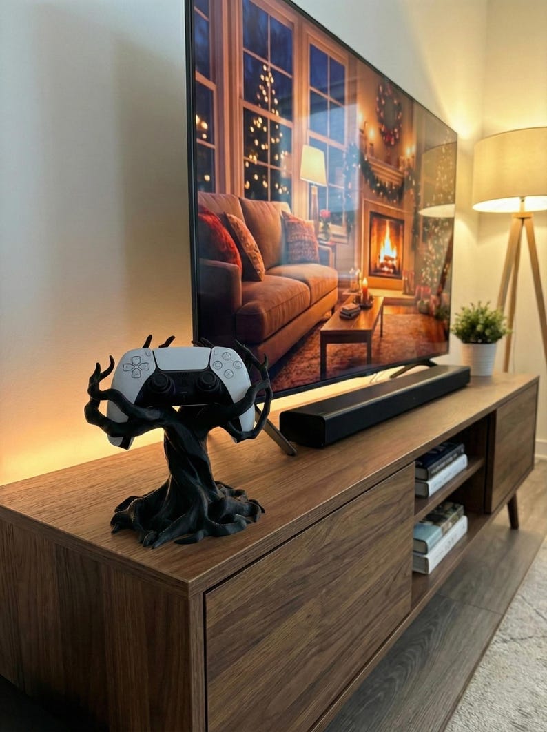 Fantasy Tree Root Controller Stand for PS5, Organic Gaming Holder ...