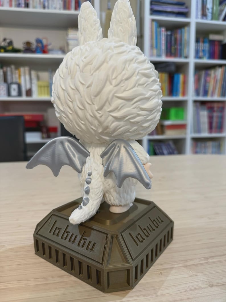 Labubu Inspired 3D Printed Figurine – Collectible Art Toy, Custom ...