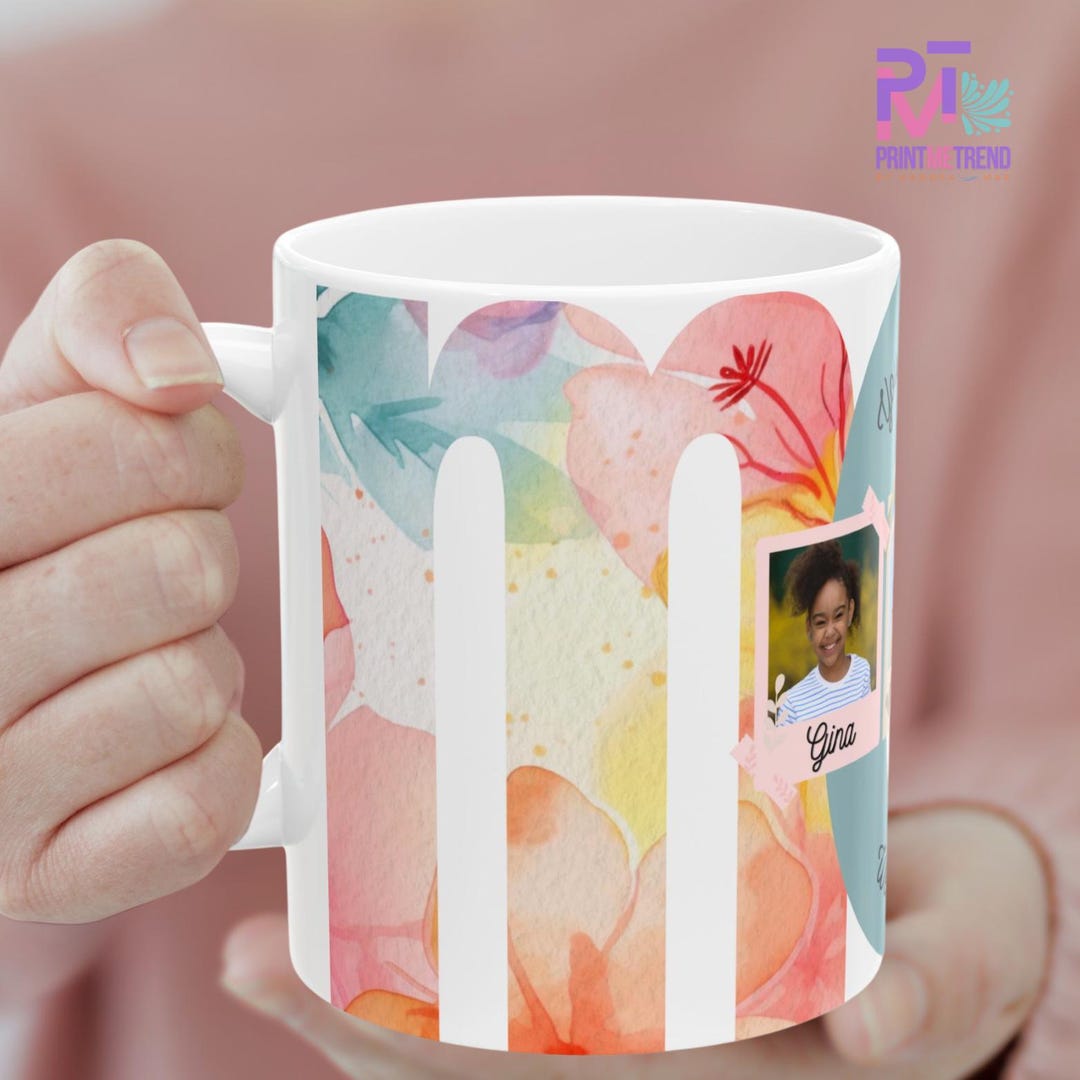 Custom Mom Mug With Kids and Pet Photos, Mothers Day Gift, Personalized ...