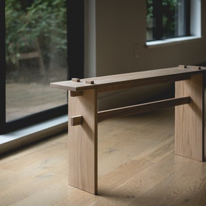 Japanese Woodworking Hallway Bench - Etsy