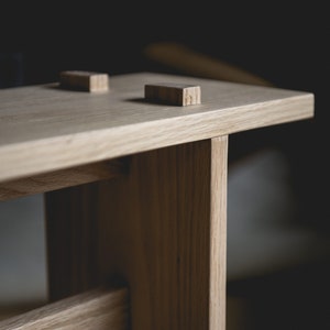 Japanese Woodworking Hallway Bench - Etsy