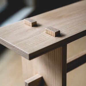 Japanese Woodworking Hallway Bench - Etsy