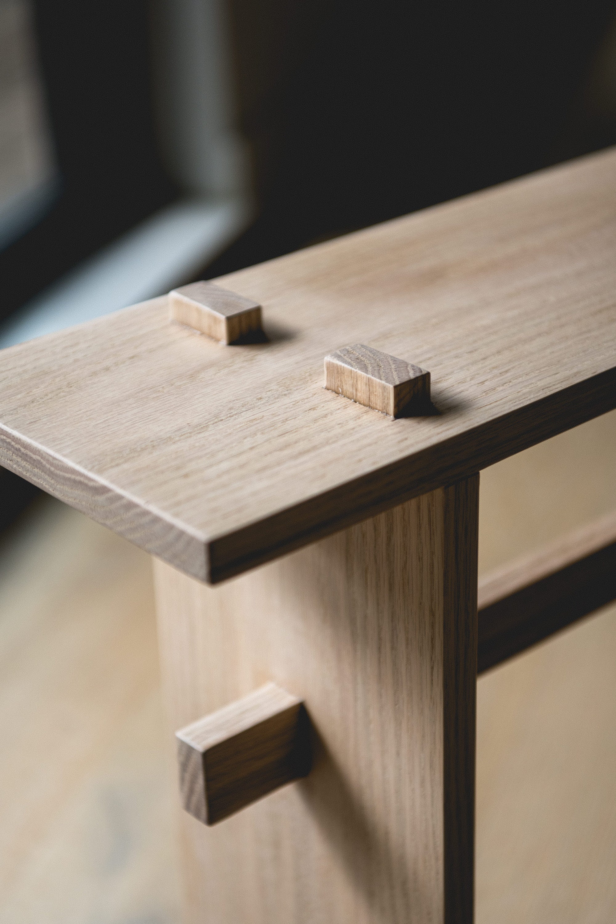 Japanese Woodworking Hallway Bench - Etsy