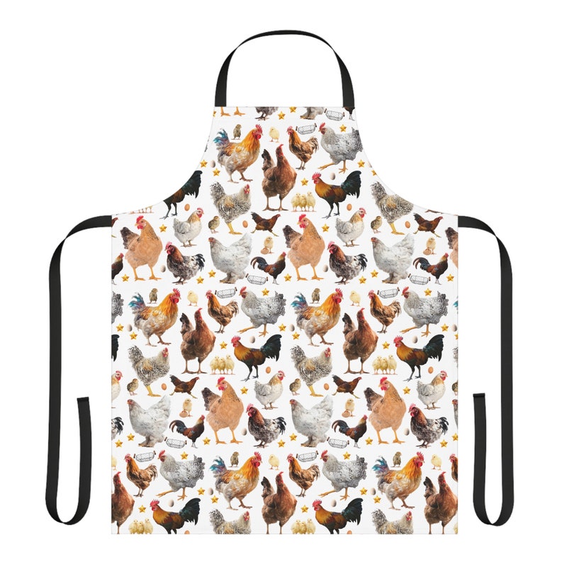 Chicken Kitchen Apron - Etsy