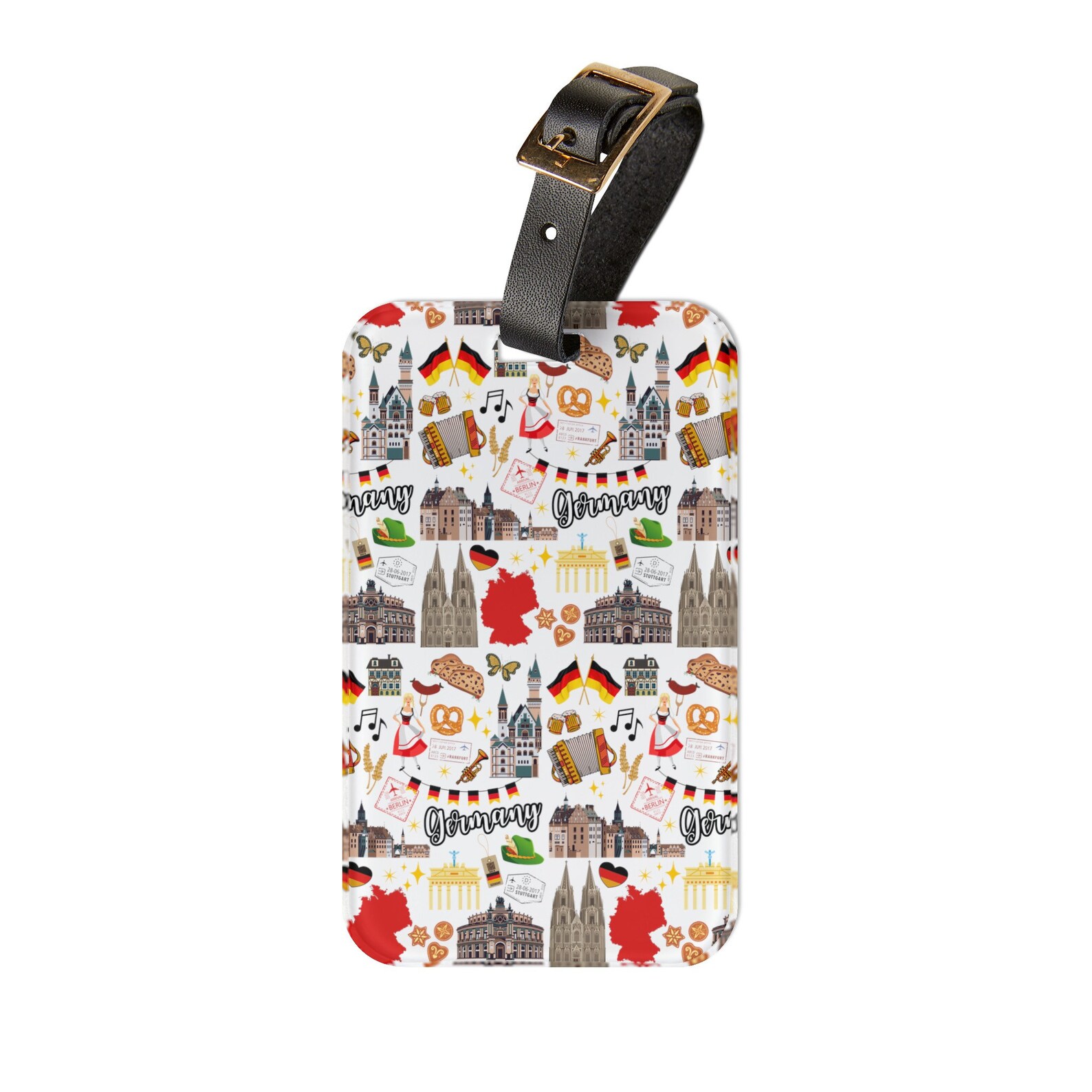 Germany Luggage Tag German Luggage Tag Germany Bag Tag Europe Purse ...