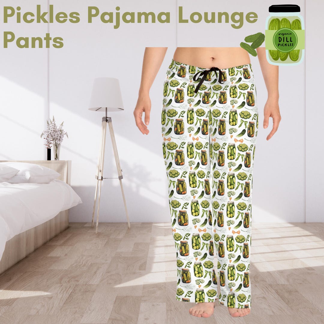 Pickle Pajama Pants | Pickle Gift | Pickle Lover Pants | Pickle Jar ...