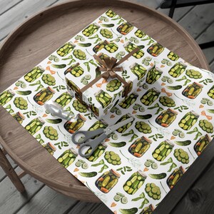 Pickle Wrapping Paper Roll and Sheets | Pickle Birthday Party Supplies ...