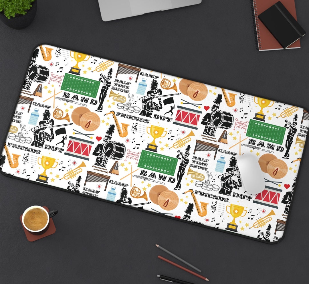 Marching Band Desk Mat | Marching Band Mousepad | Band Desk Decor ...