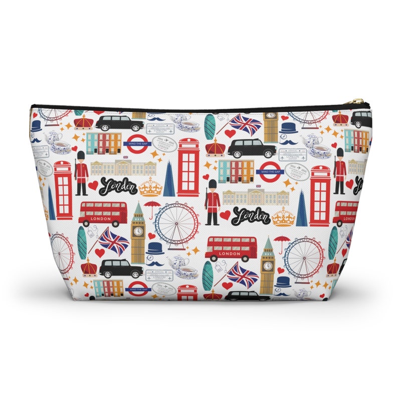 London Makeup Bag London Landmarks London Gift London Make up Bag ...