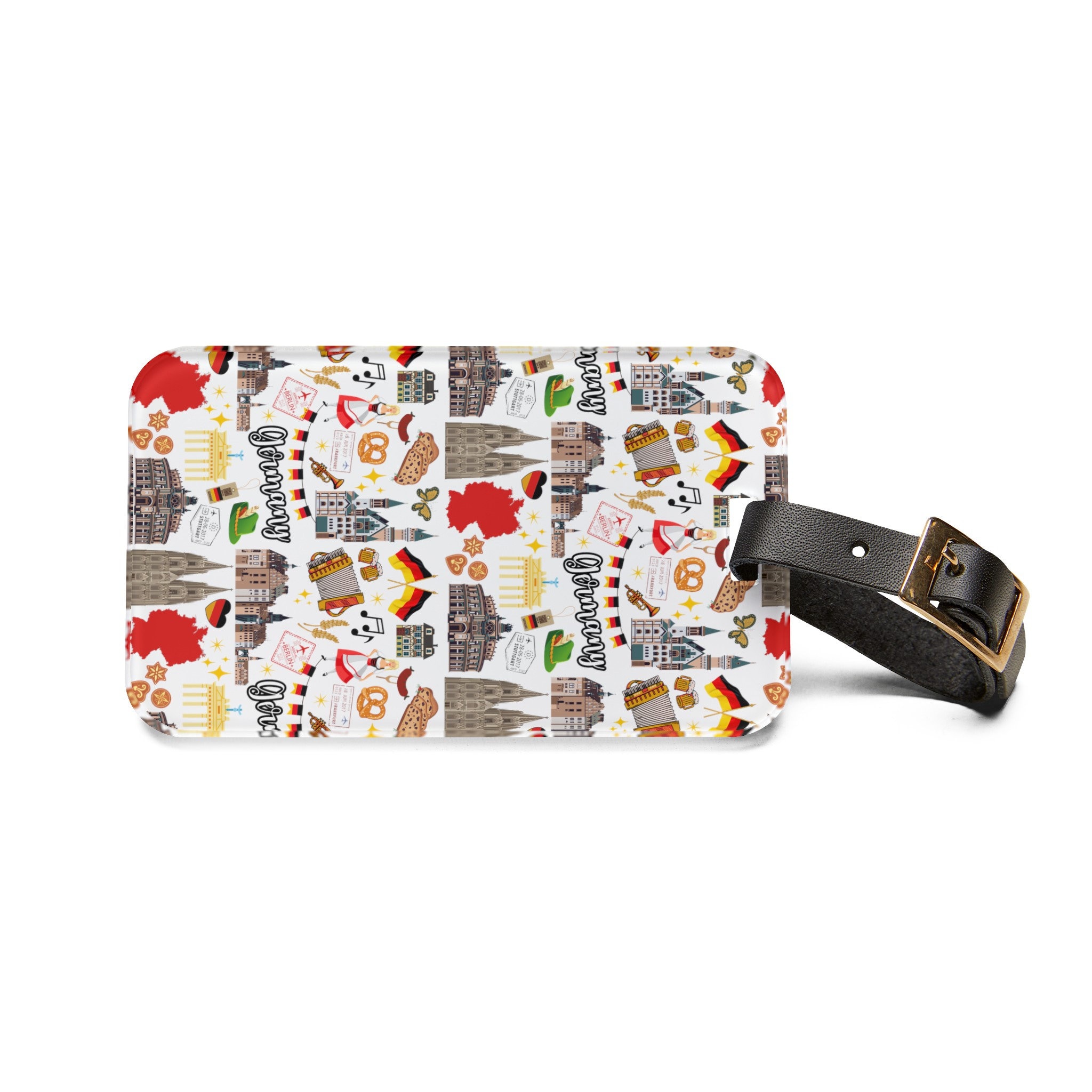 Germany Luggage Tag German Luggage Tag Germany Bag Tag Europe Purse ...