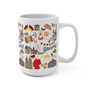 Germany Mug | Germany Lover Coffee Mug 15 Oz | German Travel Collage ...